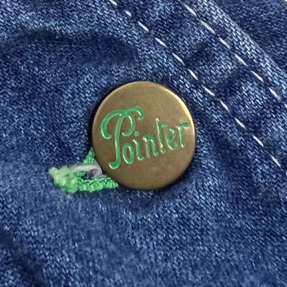 Vintage Pointer Brand Low Back Bib Overalls Mens 38 X… - Gem